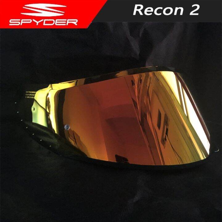 SPYDER RECON 2 VISOR SPARE Spyder Helmet Flash Iriduim Visor Spyder ...