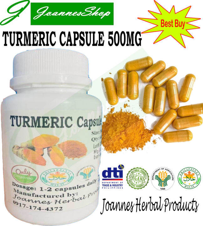 Turmeric Capsule 500mg | Lazada PH