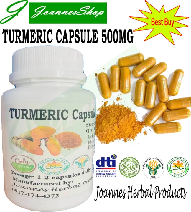[100 capsules] TURMERIC CAPSULES | Lazada PH