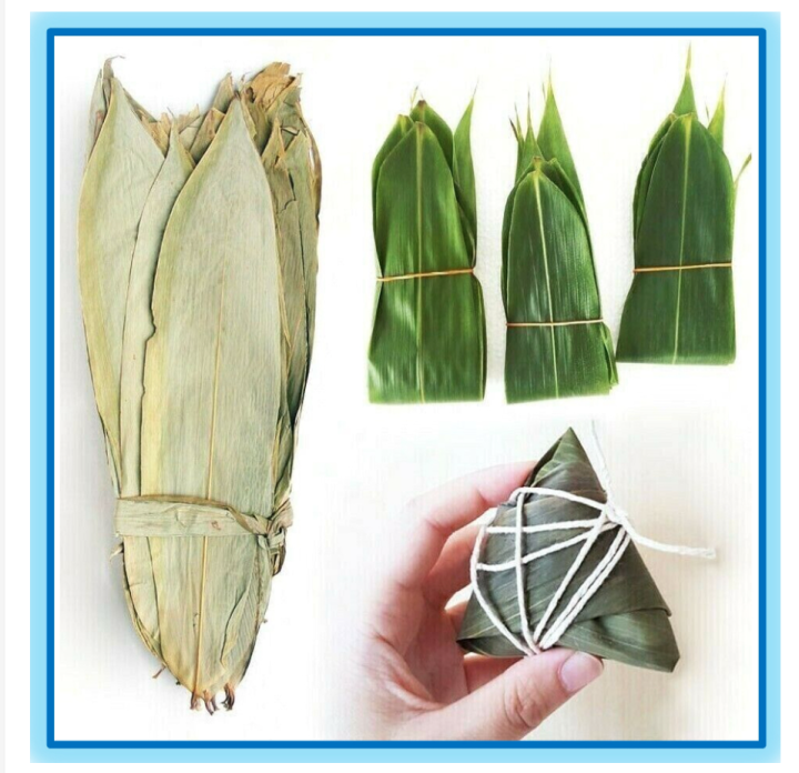 Dried BIG Bamboo Leaves (Leaf Wrap) 250 g - for Zongzi Sticky Rice ...