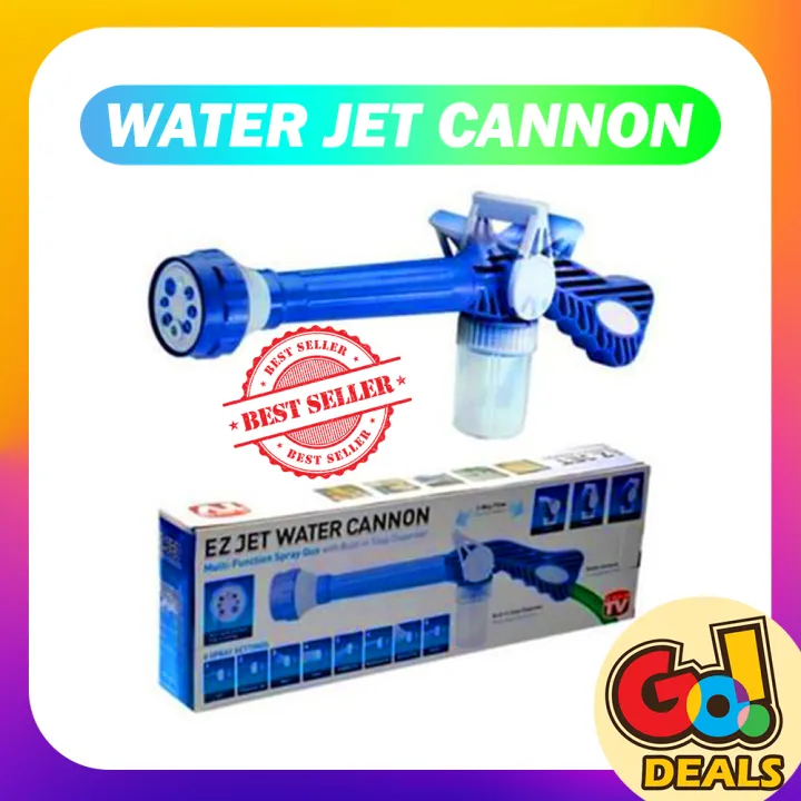 WATER JET CANNON EZJet Wash Machine Spray Gardening Car Home Indoor ...