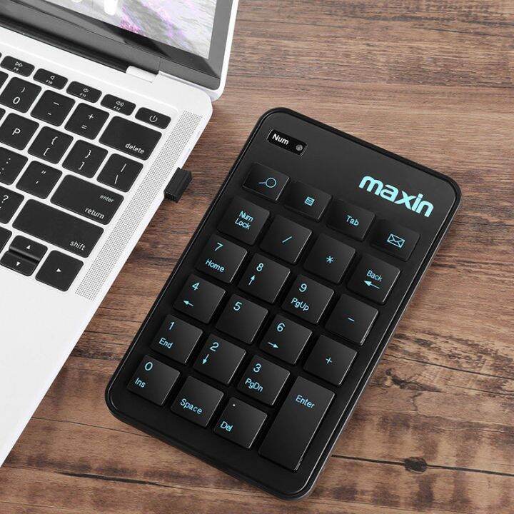 ~ Number Keyboard Wireless Bluetooth Numeric Keypad Laptop External USB ...