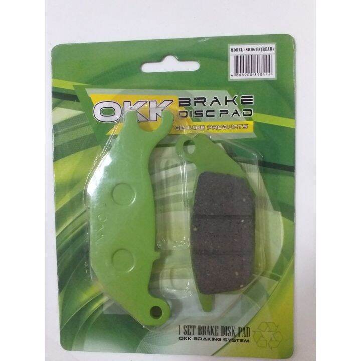 SHOGUN REAR BRAKE DISC PAD "OKK" [BLISTER PACK] | Lazada PH