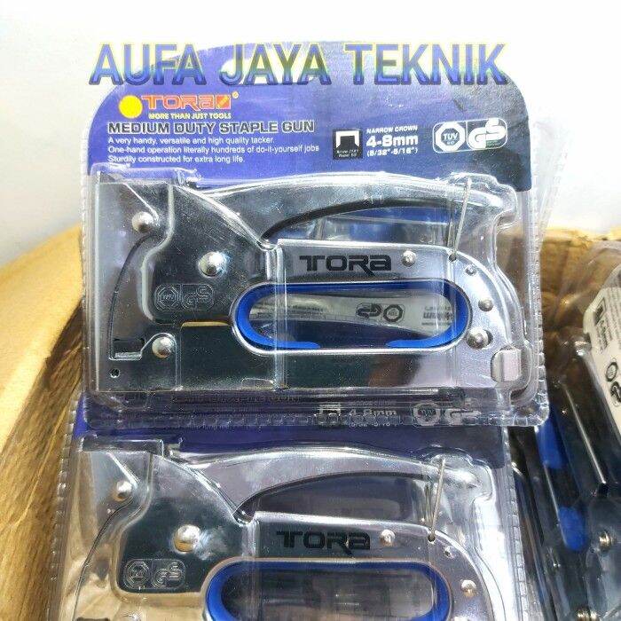 steples gun Tora medium duty staple gun 4-8mm | Lazada Indonesia