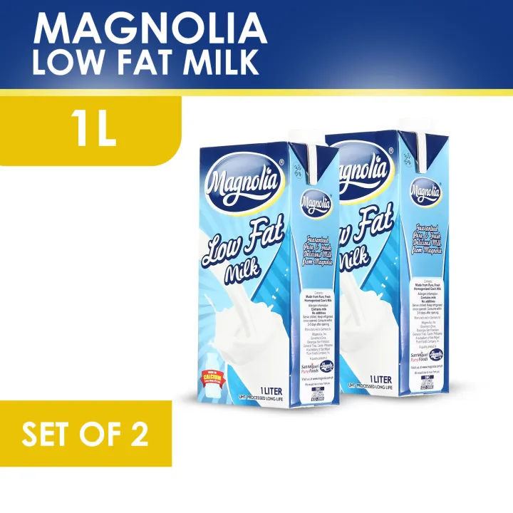 Magnolia Low Fat Milk (1L) Set of 2 | Lazada PH