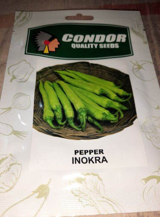 siling panigang / siling haba / green pepper / pepper inokra - 1.5grams ...
