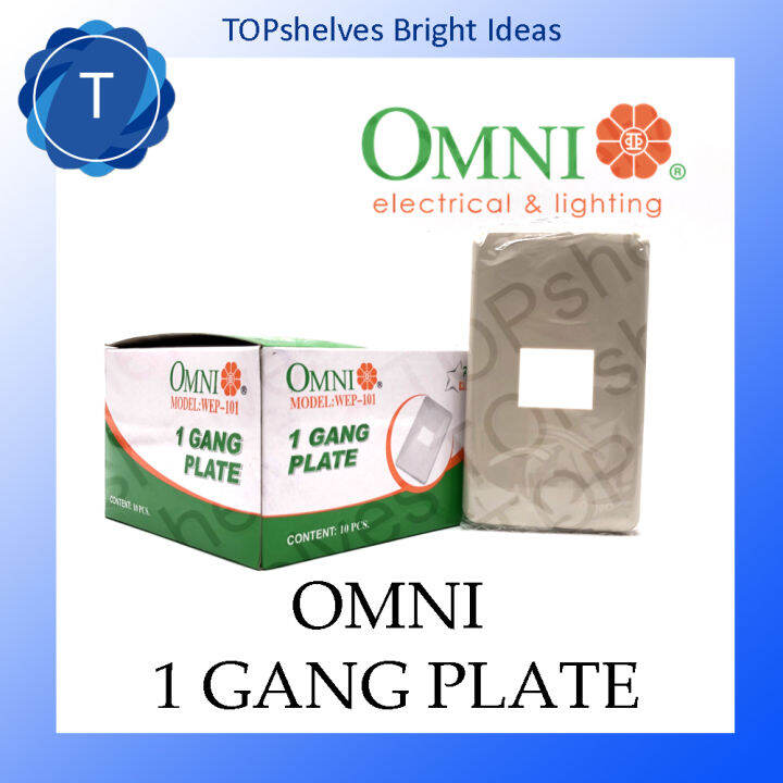 Omni 1-GANG / 2-GANG / 3-GANG PLATE COVER | Lazada PH