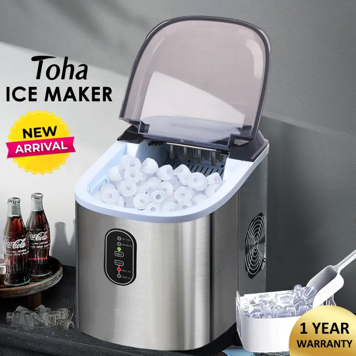 TLP ice maker machine Toha Portable 1.7L bullet circle shape ice cube ...