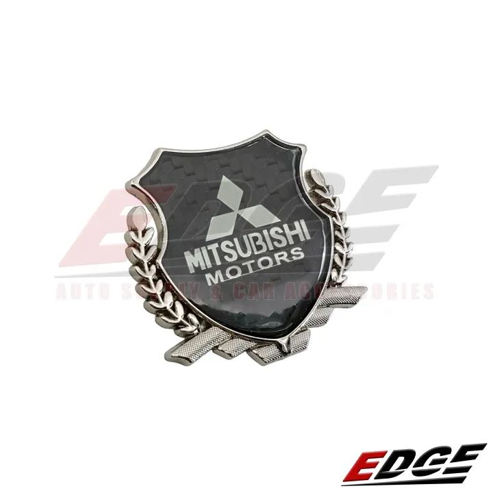 Emblem - Mitsubishi Badge - 5x5.4cm // ralliart adhesive ready sticker ...