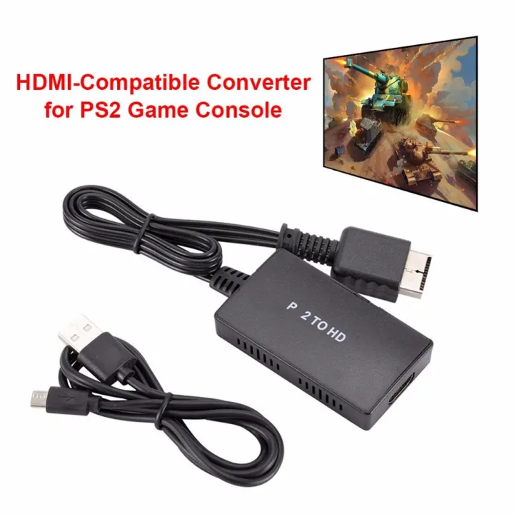 OPBWQH For PS2 1080P 720P Output Playstation to HDMI PS2 Ypbpr ...