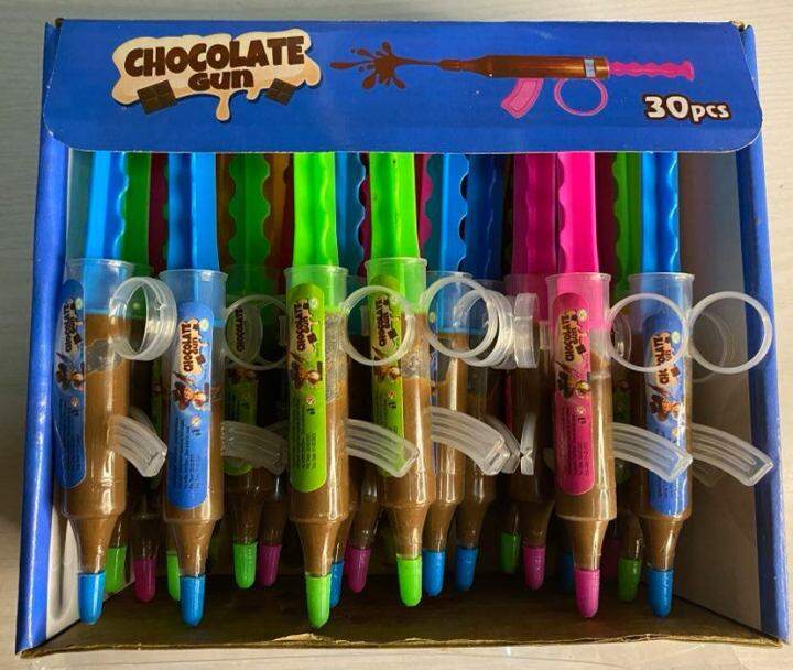 Amazing Chocolate Gun 30 pieces in a box - Loot bags Filler, Party ...