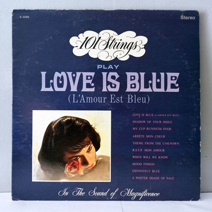101 Strings - 101 Strings Play Love Is Blue ( L' Amour Est Bleu) - Vinyl Record Plaka LP Album ...