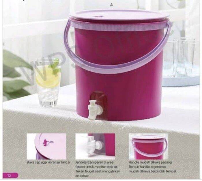 Tempat Air Tupperware Dispenser 14 Liter | Lazada Indonesia