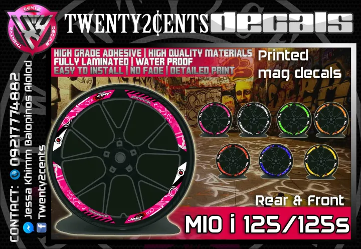 Mio i 125 / 125s MAGS Sticker / Decals | Lazada PH