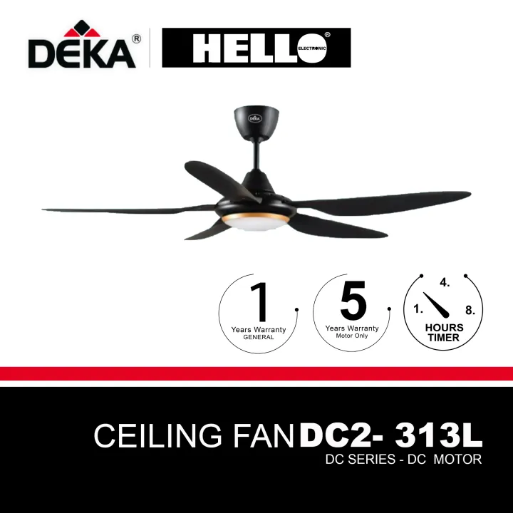 Deka Ceiling Fan DC2-313L | Lazada