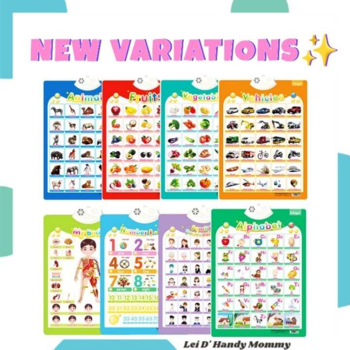 HOT (COD) lwnxdyhfr113228 Talking Chart/ Educational Interactive Chart ...