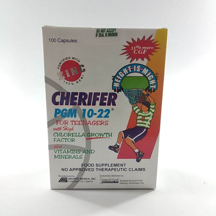 Cherifer PGM w/Zinc+CGF 100's | Lazada PH