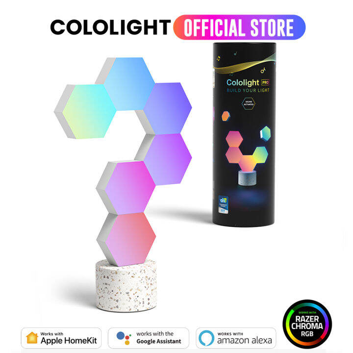 COLOLIGHT PRO Gift Stone RGB Light Pro 16m Colors Creative Geometry ...