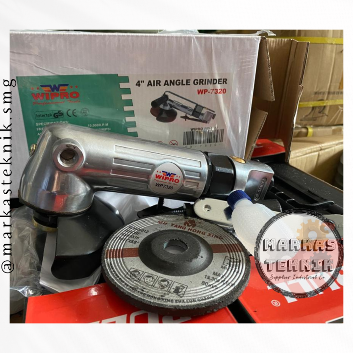 WIPRO Air Angle Grinder 4 Inch WP-7320 / WIPRO Gerinda Angin 4 ...