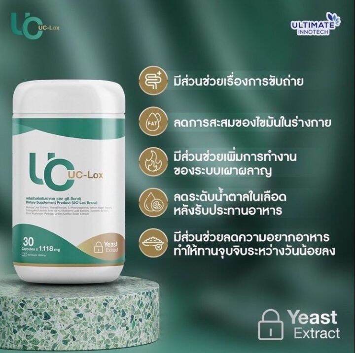 [สินค้าขูดโค้ด ของแท้ 100% พร้อมจัดส่ง] UC-LOX อัพเกรดจาก CALLOX 2 สารสกัดใหม่ เผาผลาญ ควบคุม ...