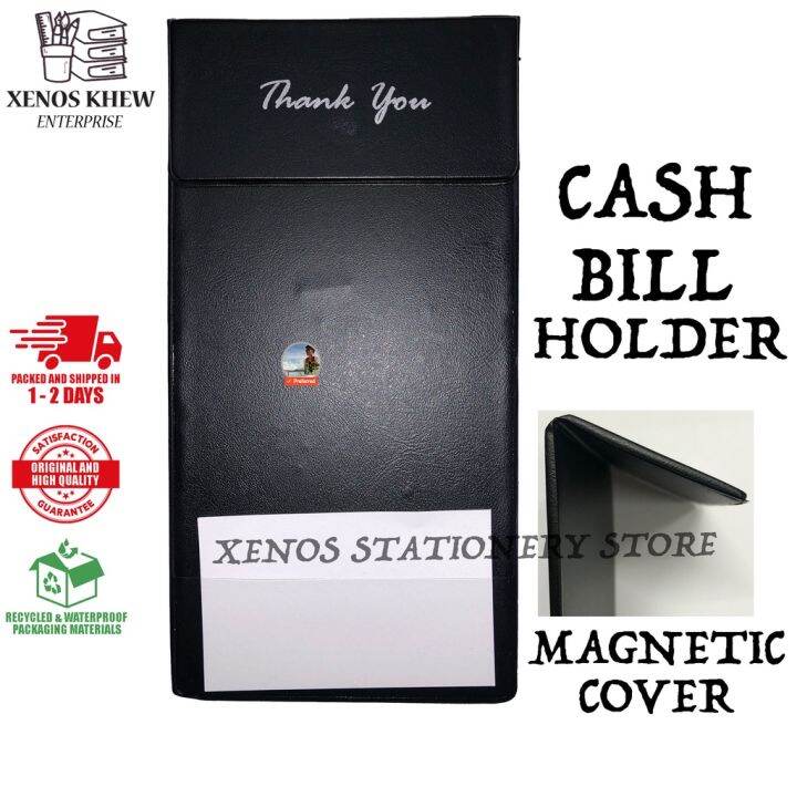CASH BILL HOLDER / RESTAURANT RECEIPT HOLDER [ PVC ] (READY STOCK) | Lazada