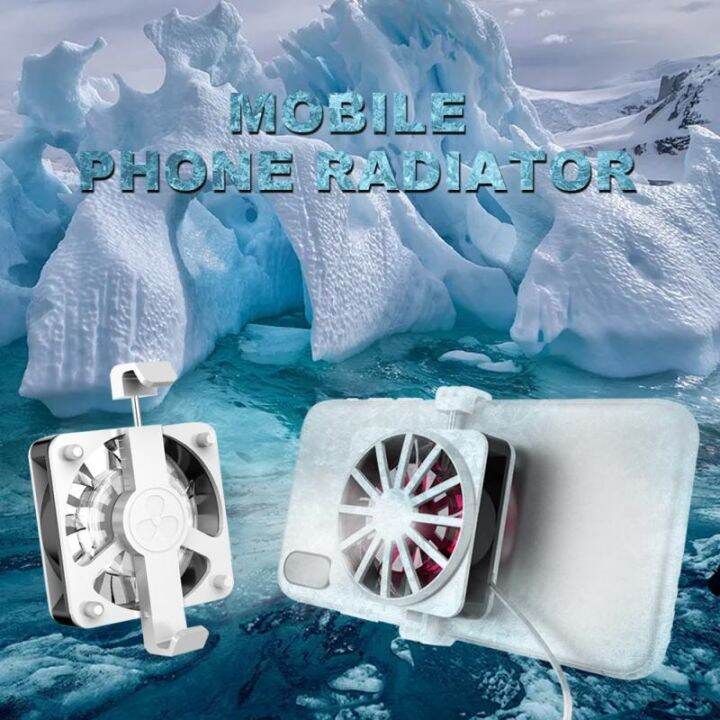 ☄ Universal Mobile Phone Cooler Phone Cooling Fan Case Radiator For ...