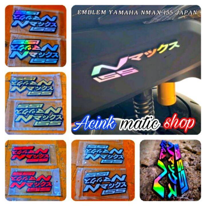 EMBLEM NMAX JAPAN 3D BADGE LOGO TIMBUL YAMAHA N MAX 150 155 JAPANESE ...
