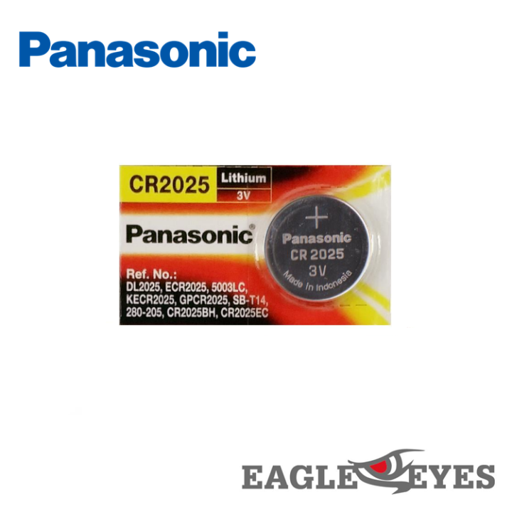 Panasonic CR2025 Lithium Coin Cell Batteries | Lazada