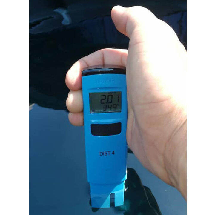 EC METER Fertigasi Hidroponik Hanna Instruments DiST 4 Waterproof EC ...