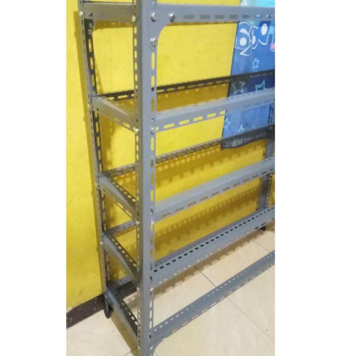 RAK 5 SUSUN RANGKA BESI SIKU LUBANG SERBAGUNA P120XL45XT120 TEBAL 1MM ...