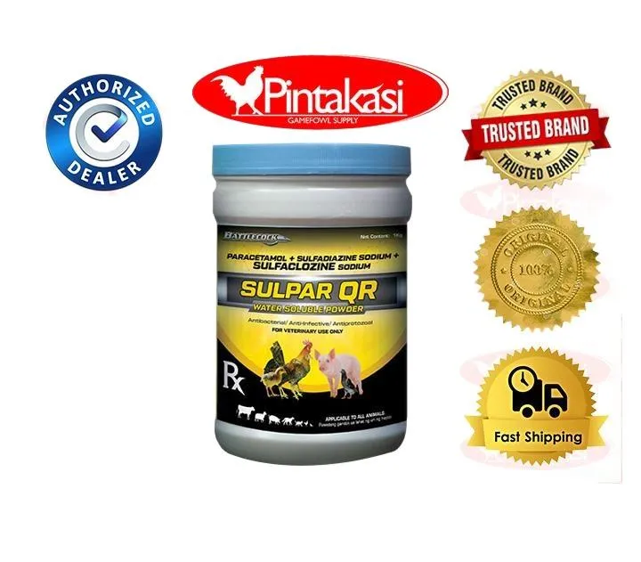 cock A Sulpar QR Peste Buster kg Jar for Gamefowl Rooster Anti Fowl ...