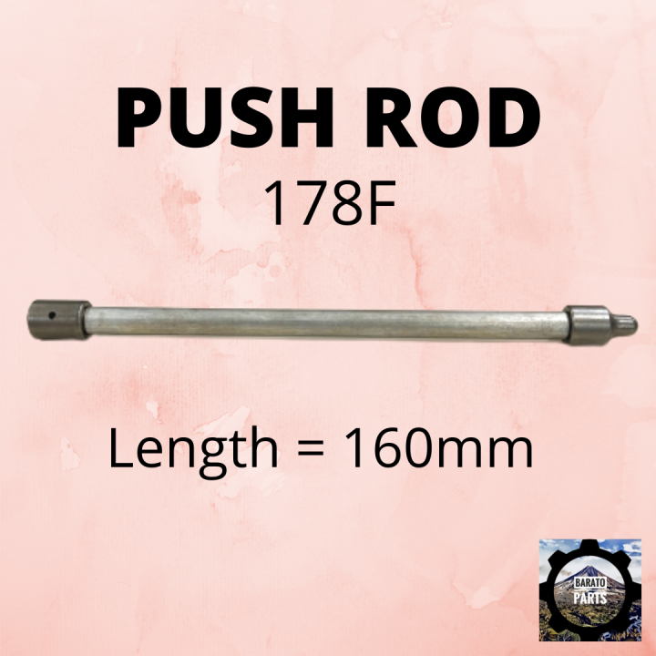 Push Rod 178F (160mm) for Single Piston Air-cooled Diesel Engine ...