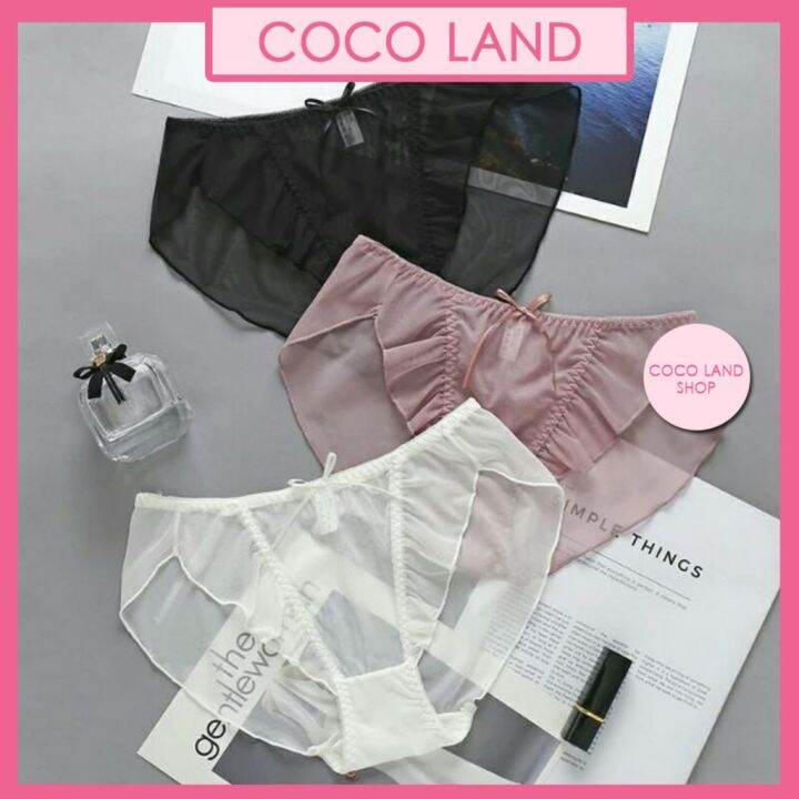 Quần Lót Nữ Xuyên Thấu Sexy Gợi Cảm Quần Lót Bánh Bèo Coco Land Lazadavn
