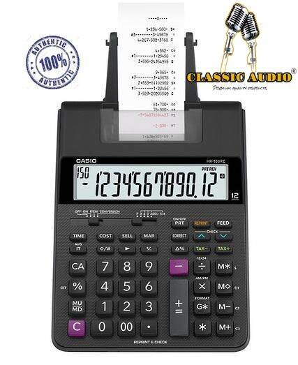 CASIO Printing Calculator Adding Machine HR-100RC Compact Type ...
