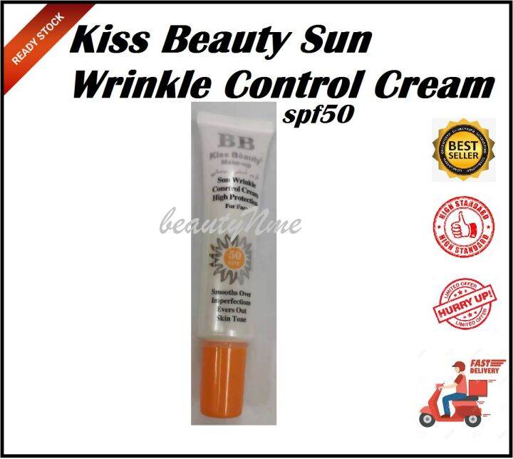 Ready Stock Kiss Beauty Sun Wrinkle Control Cream UV spf50 25ml | Lazada