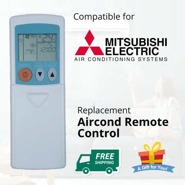 Mitsubishi Electric Aircond remote control MS-A18VD PAR-F132MA 8024y ...