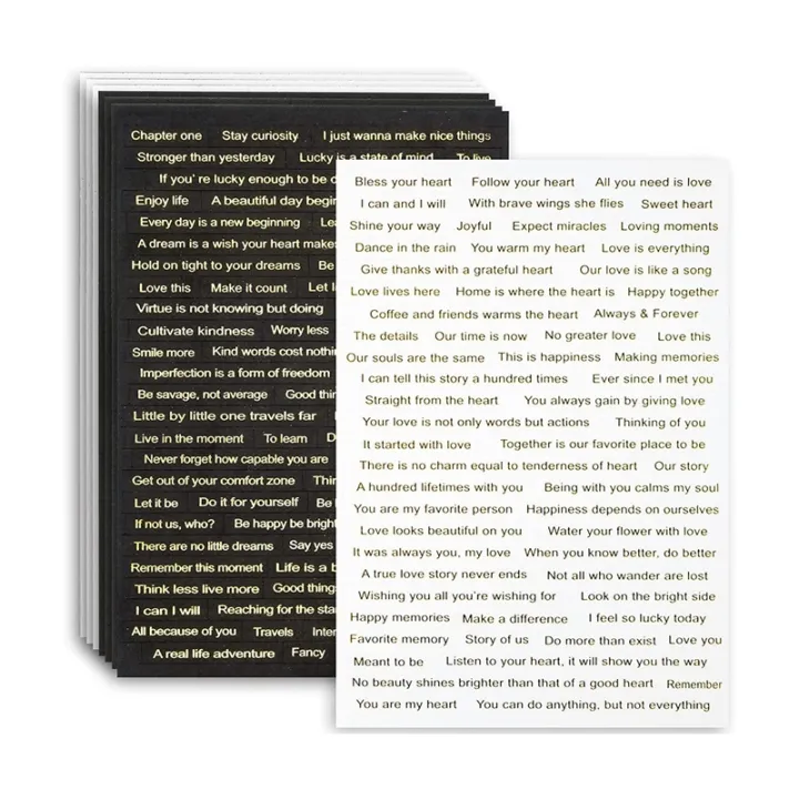 8 Sheet Vintage Scrapbook Stickers for Journaling Junk Journal Planners ...