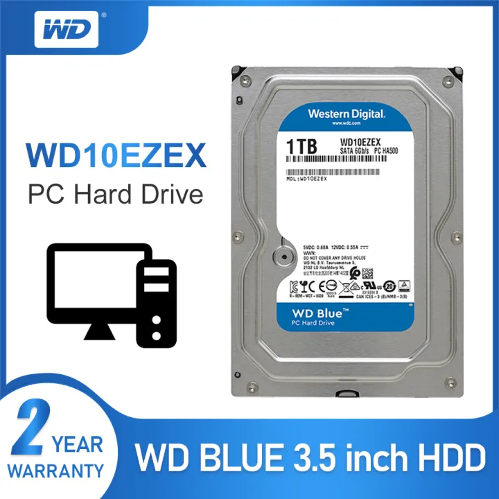 (100% ORIGINAL+LOCAL) WD Blue 1TB hdd sata 3.5 disco duro interno ...
