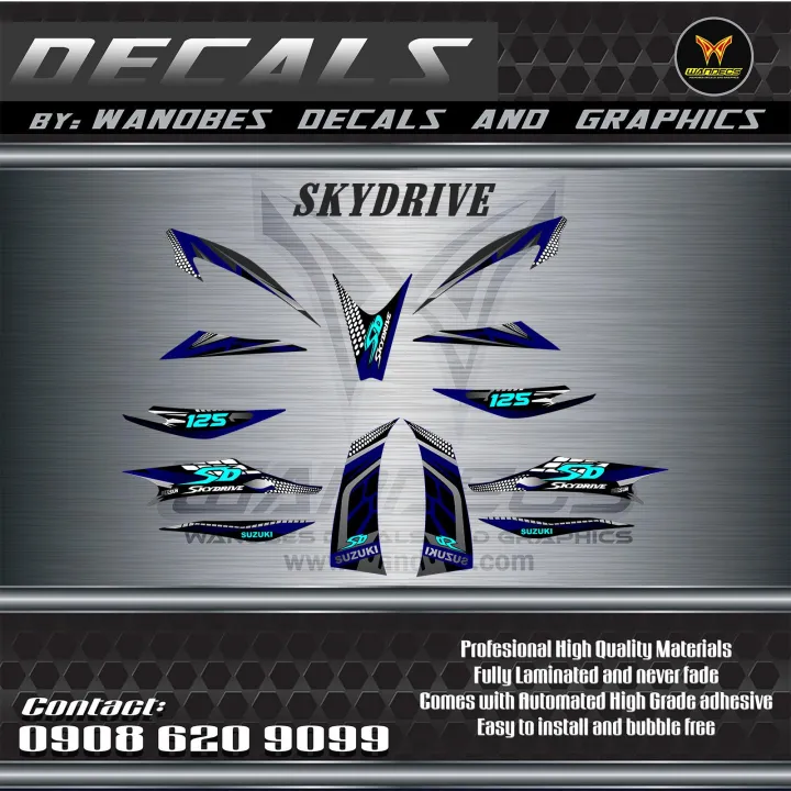 Skydrive stock Decals | Lazada PH
