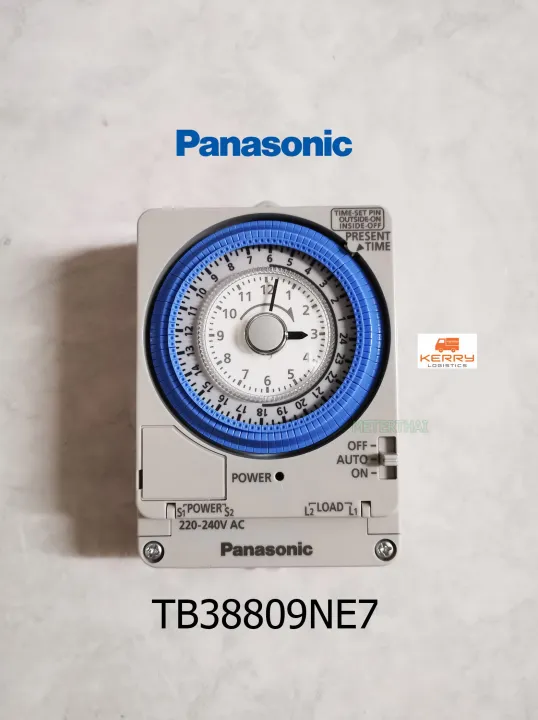 Panasonic นาฬิกาตั้งเวลา TB38809NE7 พานาโซนิค 24 ชั่วโมง มีแบตเตอรี่ ...