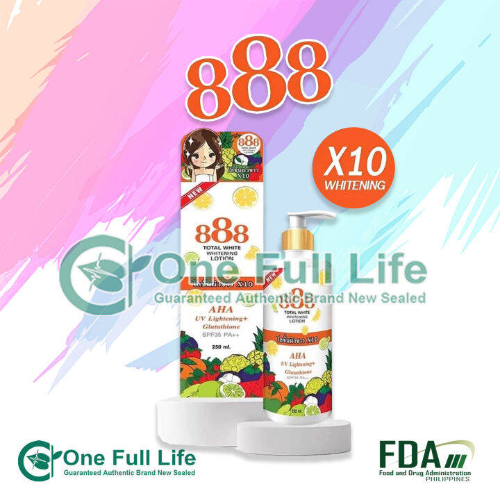 888 Total White Whitening Lotion 250ml | Lazada PH