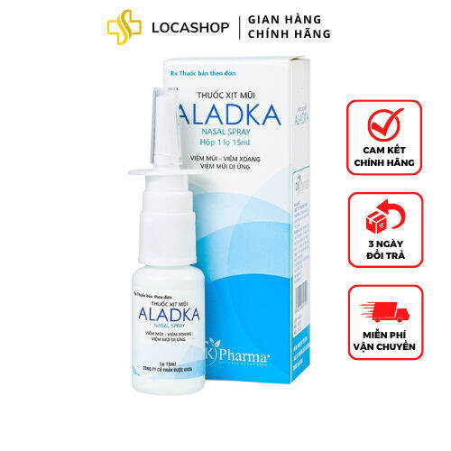 Xịt Mũi Aladka - Hỗ Trợ Giảm Nghẹt Mũi Và Sổ Mũi, Xoang 15ml Locashop ...