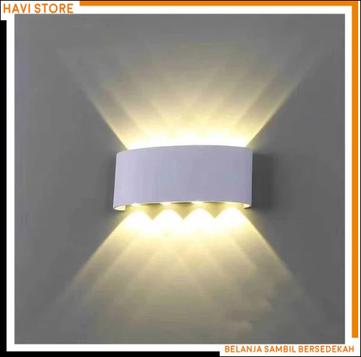 Lampu Hias Dinding LED Minimalis Aluminium 4W 4 LED | Lazada Indonesia