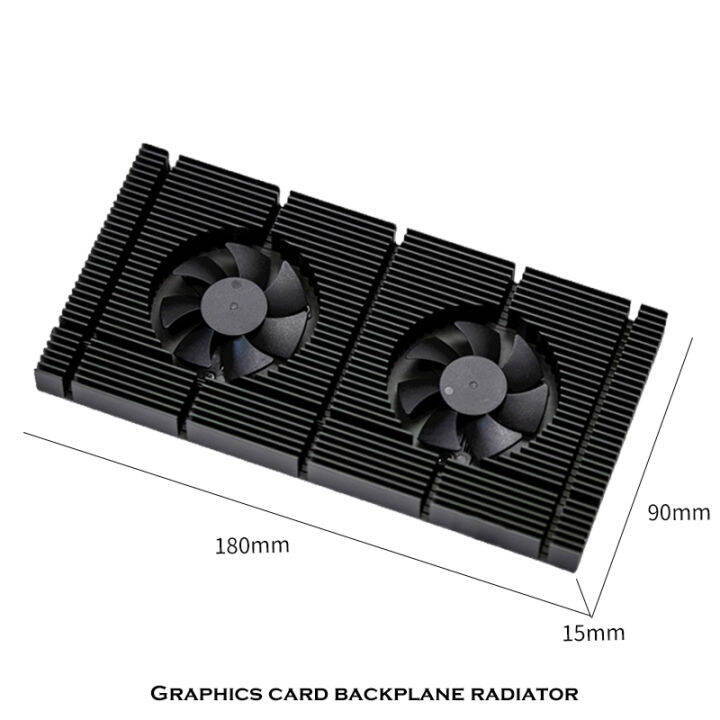 GK6 Aluminum GPU Radiator RTX 3090 3080 Series Graphics Card Backplate ...