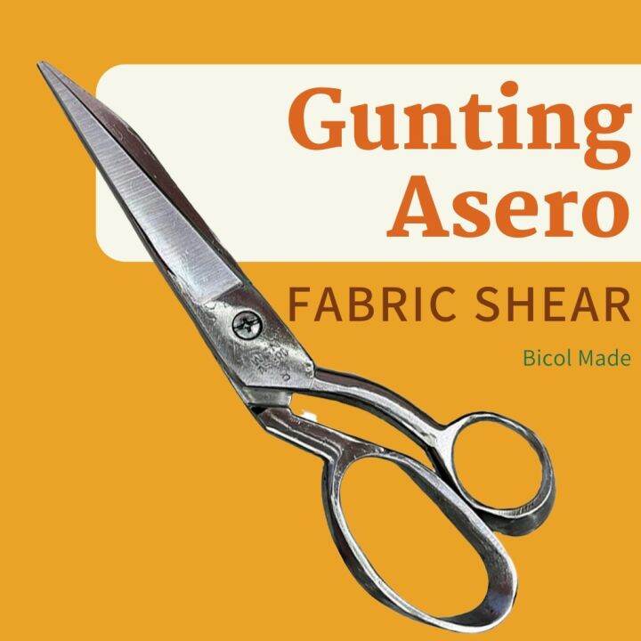 Asero Gunting sa Tela Tabaco Tailor Fabric Scissor Heavy Duty Sewing ...