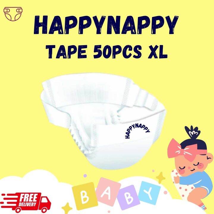 TAPE DIAPER XL (50 PCS) RANDOM DESIGN | Lazada PH