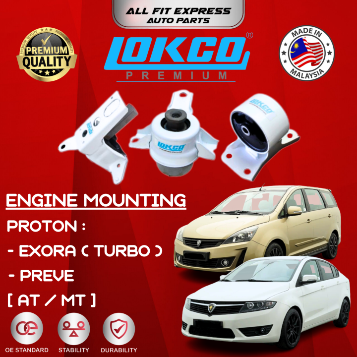 PROTON EXORA (TURBO) , PREVE LOCKO PREMIUM ENGINE MOUNTING SET [AUTO ...