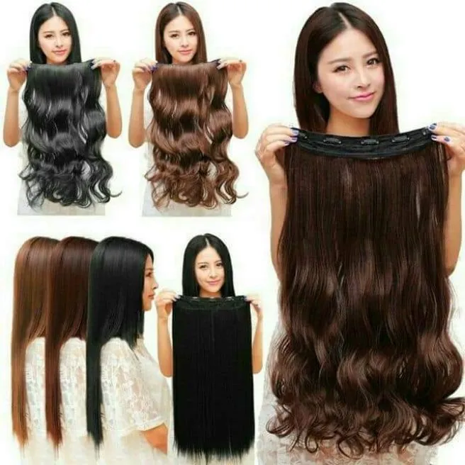 Bundle Hair Extention 10 pcs assorted color Wavy | Lazada PH