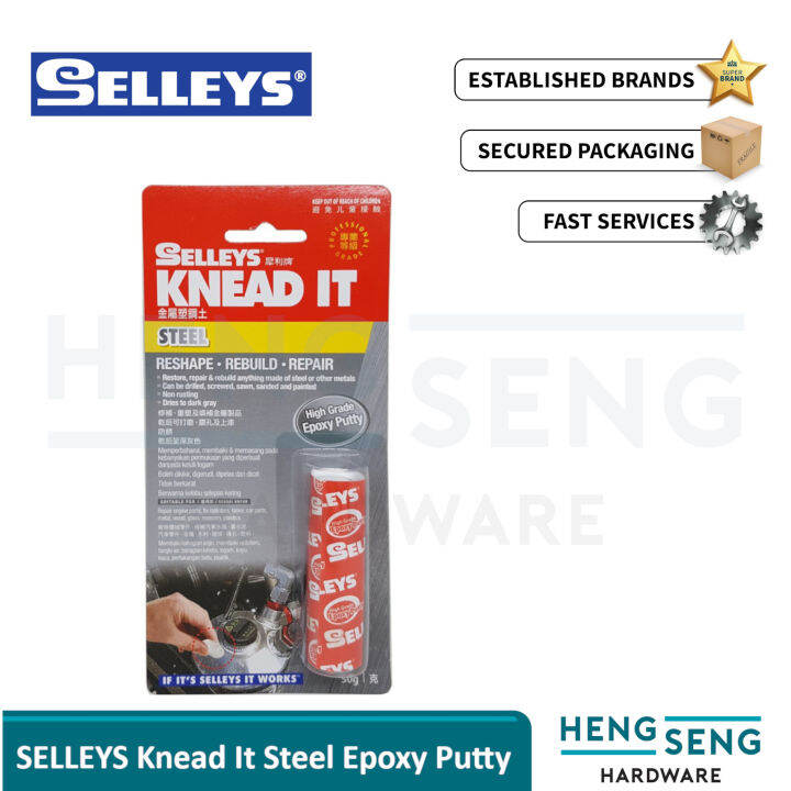 SELLEYS Knead It Steel Epoxy Putty | Lazada