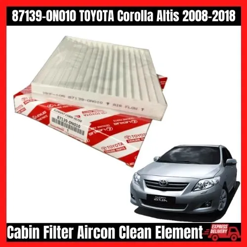 87139-0N010 TOYOTA Corolla Altis 2008-2018 Cabin Filter Aircon Clean ...